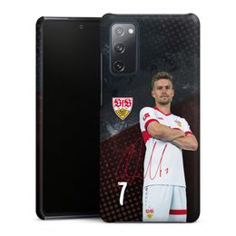 DeinDesign Galaxy S20 FE 5G Handy Premium Case Smartphone Handyh&uuml;lle Schutzh&uuml;lle matt Official Licensed Product Maximilian Mittelst&auml;dt Vfb Stuttgart Premium Case
