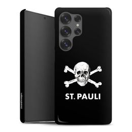DeinDesign Galaxy S25 Ultra Handy Premium Case Smartphone Handyh&uuml;lle Schutzh&uuml;lle gl&auml;nzend Totenkopf Fc St. Pauli Official Licensed Product Premium Case