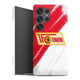 DeinDesign Galaxy S25 Ultra Handy Premium Case Smartphone Handyh&uuml;lle Schutzh&uuml;lle gl&auml;nzend 1. Fc Union Berlin Logo Official Licensed Product Premium Case