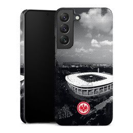 DeinDesign Galaxy S22 Handy Premium Case Smartphone Handyh&uuml;lle Schutzh&uuml;lle gl&auml;nzend Eintracht Frankfurt Sge Stadium Premium Case