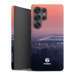 DeinDesign Galaxy S25 Ultra Handy Premium Case Smartphone Handyh&uuml;lle Schutzh&uuml;lle matt Fc Schalke 04 Official Licensed Product Stadium Premium Case
