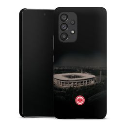 DeinDesign Galaxy A53 5G Handy Premium Case Smartphone Handyh&uuml;lle Schutzh&uuml;lle gl&auml;nzend Eintracht Frankfurt Official Licensed Product Stadium Premium Case