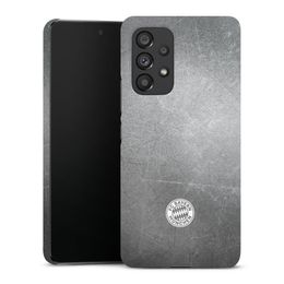 DeinDesign Galaxy A53 5G Handy Premium Case Smartphone Handyh&uuml;lle Schutzh&uuml;lle gl&auml;nzend Concrete Fcb Fc Bayern M&uuml;nchen Premium Case