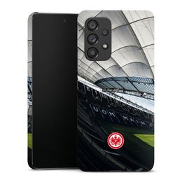 DeinDesign Galaxy A53 5G Handy Premium Case Smartphone Handyh&uuml;lle Schutzh&uuml;lle gl&auml;nzend Eintracht Frankfurt Official Licensed Product Stadium Premium Case
