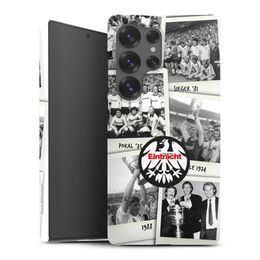 DeinDesign Galaxy S25 Ultra Handy Premium Case Smartphone Handyh&uuml;lle Schutzh&uuml;lle matt Retro Official Licensed Product Eintracht Frankfurt Premium Case