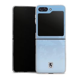 DeinDesign Galaxy Z Flip 5 Handy Hard Case Schutzh&uuml;lle transparent Smartphone Handy H&uuml;lle Official Licensed Product Logo Tsv 1860 M&uuml;nchen Hard Case