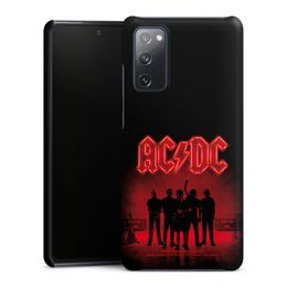 DeinDesign Galaxy S20 FE Handy Premium Case Smartphone Handyh&uuml;lle Schutzh&uuml;lle matt Band Acdc Official Licensed Product Premium Case