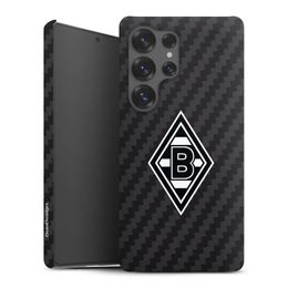 DeinDesign Galaxy S25 Ultra Handy Premium Case Smartphone Handyh&uuml;lle Schutzh&uuml;lle matt Borussia M&ouml;nchengladbach Carbon Gladbach Premium Case