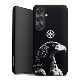 DeinDesign Galaxy S25 Handy Premium Case Smartphone Handyh&uuml;lle Schutzh&uuml;lle matt Attila Official Licensed Product Eintracht Frankfurt Premium Case