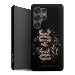 DeinDesign Galaxy S25 Ultra Handy Premium Case Smartphone Handyh&uuml;lle Schutzh&uuml;lle matt Official Licensed Product Rock Or Bust Acdc Premium Case