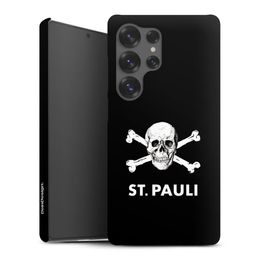 DeinDesign Galaxy S25 Ultra Handy Premium Case Smartphone Handyh&uuml;lle Schutzh&uuml;lle matt Totenkopf Fc St. Pauli Official Licensed Product Premium Case