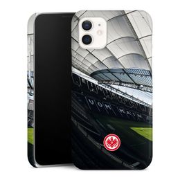 DeinDesign iPhone 12 mini Handy Premium Case Smartphone Handyh&uuml;lle Schutzh&uuml;lle gl&auml;nzend Stadium Official Licensed Product Eintracht Frankfurt Premium Case