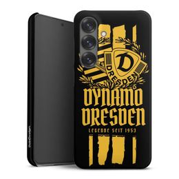 DeinDesign Galaxy S25 Handy Premium Case Smartphone Handyh&uuml;lle Schutzh&uuml;lle matt Sg Dynamo Dresden Statement Sgd Premium Case