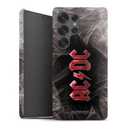 DeinDesign Galaxy S25 Ultra Handy Premium Case Smartphone Handyh&uuml;lle Schutzh&uuml;lle matt Merchandise Acdc Logo Premium Case