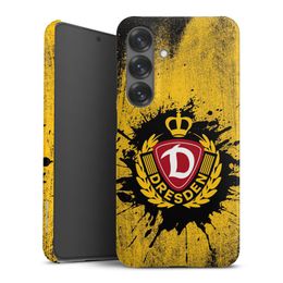 DeinDesign Galaxy S25 Handy Premium Case Smartphone Handyh&uuml;lle Schutzh&uuml;lle matt Official Licensed Product Soccer Sg Dynamo Dresden Premium Case