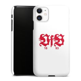 DeinDesign iPhone 11 Handy Premium Case Smartphone Handyh&uuml;lle Schutzh&uuml;lle matt Official Licensed Product Lettering Vfb Stuttgart Premium Case