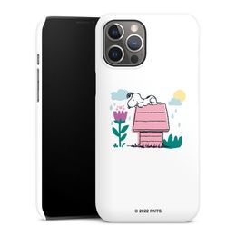 DeinDesign iPhone 12 Pro Max Handy Premium Case Smartphone Handyh&uuml;lle Schutzh&uuml;lle matt Dog Official Licensed Product Snoopy Premium Case