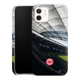DeinDesign iPhone 12 Handy Premium Case Smartphone Handyh&uuml;lle Schutzh&uuml;lle gl&auml;nzend Stadium Official Licensed Product Eintracht Frankfurt Premium Case