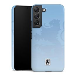 DeinDesign Galaxy S22 Handy Premium Case Smartphone Handyh&uuml;lle Schutzh&uuml;lle gl&auml;nzend Official Licensed Product Logo Tsv 1860 M&uuml;nchen Premium Case