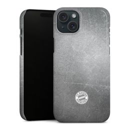 DeinDesign iPhone 15 Plus Handy Premium Case Smartphone Handyh&uuml;lle Schutzh&uuml;lle gl&auml;nzend Concrete Fcb Fc Bayern M&uuml;nchen Premium Case