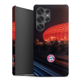 DeinDesign Galaxy S25 Ultra Handy Premium Case Smartphone Handyh&uuml;lle Schutzh&uuml;lle gl&auml;nzend Fc Bayern M&uuml;nchen Stadium Fcb Premium Case