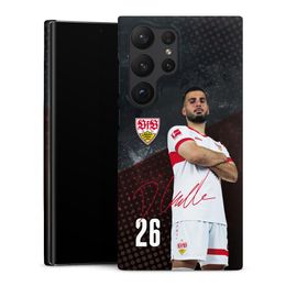 DeinDesign Galaxy S23 Ultra Handy Premium Case Smartphone Handyh&uuml;lle Schutzh&uuml;lle matt Official Licensed Product Deniz Undav Vfb Stuttgart Premium Case
