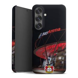 DeinDesign Galaxy S25 Handy Premium Case Smartphone Handyh&uuml;lle Schutzh&uuml;lle matt Official Licensed Product Bayer 04 Leverkusen Stadium Premium Case