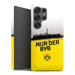 DeinDesign Galaxy S25 Ultra Handy Premium Case Smartphone Handyh&uuml;lle Schutzh&uuml;lle gl&auml;nzend Borussia Dortmund Statement Bvb Premium Case