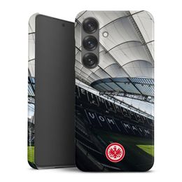DeinDesign Galaxy S25 Handy Premium Case Smartphone Handyh&uuml;lle Schutzh&uuml;lle matt Eintracht Frankfurt Stadium Official Licensed Product Premium Case