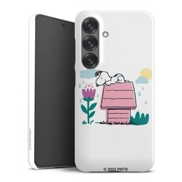 DeinDesign Galaxy S25 Handy Premium Case Smartphone Handyh&uuml;lle Schutzh&uuml;lle matt Snoopy Dog Official Licensed Product Premium Case