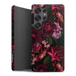 DeinDesign Galaxy S25 Ultra Handy Premium Case Smartphone Handyh&uuml;lle Schutzh&uuml;lle gl&auml;nzend Flowers Blossom Rose Premium Case