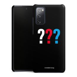 DeinDesign Galaxy S20 FE 5G Handy Premium Case Smartphone Handyh&uuml;lle Schutzh&uuml;lle matt Official Licensed Product Logo Die Drei ??? Premium Case