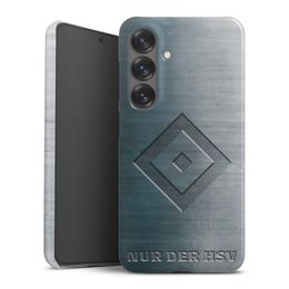 DeinDesign Galaxy S25 Handy Premium Case Smartphone Handyh&uuml;lle Schutzh&uuml;lle gl&auml;nzend Metallic Look Hsv Hamburger Sv Premium Case