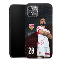 DeinDesign iPhone 12 Pro Max Handy Premium Case Smartphone Handyh&uuml;lle Schutzh&uuml;lle matt Vfb Stuttgart Deniz Undav Official Licensed Product Premium Case