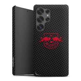DeinDesign Galaxy S25 Ultra Handy Premium Case Smartphone Handyh&uuml;lle Schutzh&uuml;lle gl&auml;nzend Rb Leipzig Official Licensed Product Carbon Premium Case