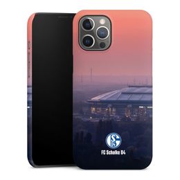 DeinDesign iPhone 12 Pro Max Handy Premium Case Smartphone Handyh&uuml;lle Schutzh&uuml;lle matt Official Licensed Product Fc Schalke 04 Stadium Premium Case