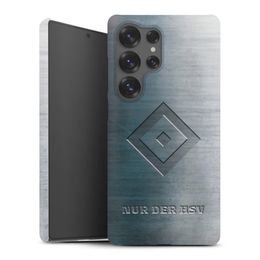 DeinDesign Galaxy S25 Ultra Handy Premium Case Smartphone Handyh&uuml;lle Schutzh&uuml;lle matt Metallic Look Hsv Hamburger Sv Premium Case
