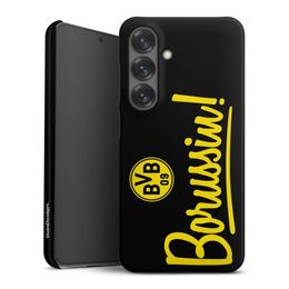 DeinDesign Galaxy S25 Handy Premium Case Smartphone Handyh&uuml;lle Schutzh&uuml;lle matt Borussia Dortmund Bvb Soccer Premium Case