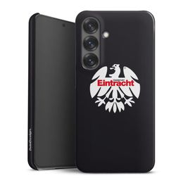 DeinDesign Galaxy S25 Handy Premium Case Smartphone Handyh&uuml;lle Schutzh&uuml;lle gl&auml;nzend Eagle Retro Logo Premium Case