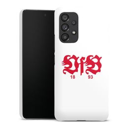 DeinDesign Galaxy A53 5G Handy Premium Case Smartphone Handyh&uuml;lle Schutzh&uuml;lle matt Vfb Stuttgart Lettering Official Licensed Product Premium Case