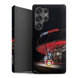 DeinDesign Galaxy S25 Ultra Handy Premium Case Smartphone Handyh&uuml;lle Schutzh&uuml;lle gl&auml;nzend Official Licensed Product Bayer 04 Leverkusen Stadium Premium Case