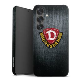 DeinDesign Galaxy S25 Handy Premium Case Smartphone Handyh&uuml;lle Schutzh&uuml;lle matt Sgd Official Licensed Product Sg Dynamo Dresden Premium Case