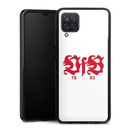 DeinDesign Galaxy A12 Handy Silikon H&uuml;lle Case schwarz Handyh&uuml;lle Vfb Stuttgart Lettering Official Licensed Product