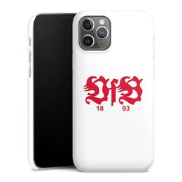 DeinDesign iPhone 12 Pro Handy Premium Case Smartphone Handyh&uuml;lle Schutzh&uuml;lle matt Official Licensed Product Lettering Vfb Stuttgart Premium Case