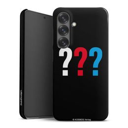 DeinDesign Galaxy S25 Handy Premium Case Smartphone Handyh&uuml;lle Schutzh&uuml;lle gl&auml;nzend Official Licensed Product Die Drei ??? Logo Premium Case