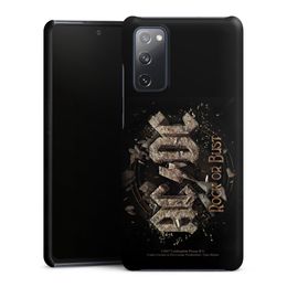 DeinDesign Galaxy S20 FE Handy Premium Case Smartphone Handyh&uuml;lle Schutzh&uuml;lle matt Rock Or Bust Official Licensed Product Acdc Premium Case
