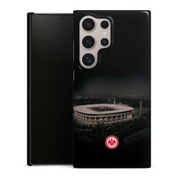 DeinDesign Galaxy S24 Ultra Handy Premium Case Smartphone Handyh&uuml;lle Schutzh&uuml;lle gl&auml;nzend Stadium Official Licensed Product Eintracht Frankfurt Premium Case
