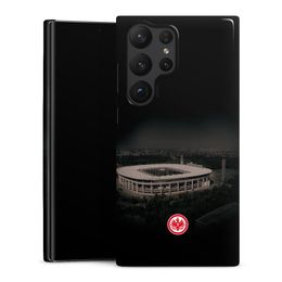 DeinDesign Galaxy S23 Ultra Handy Premium Case Smartphone Handyh&uuml;lle Schutzh&uuml;lle gl&auml;nzend Stadium Official Licensed Product Eintracht Frankfurt Premium Case