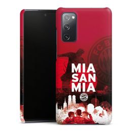 DeinDesign Galaxy S20 FE Handy Premium Case Smartphone Handyh&uuml;lle Schutzh&uuml;lle matt Fc Bayern M&uuml;nchen Fcb Mia San Mia Premium Case