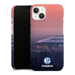 DeinDesign iPhone 14 Handy Premium Case Smartphone Handyh&uuml;lle Schutzh&uuml;lle matt Fc Schalke 04 Official Licensed Product Stadium Premium Case